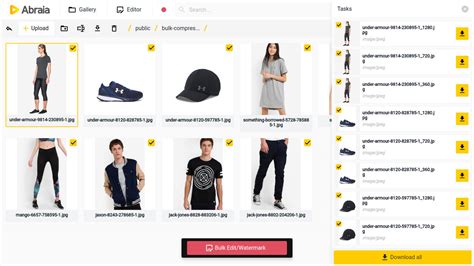 Bulk Compress Images For Web Abraia