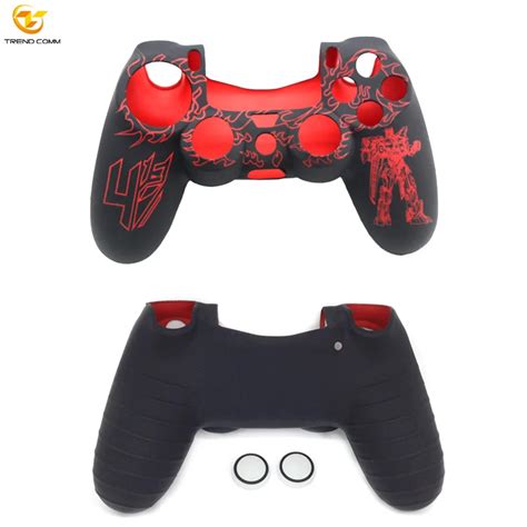 Laser Engraved Game Controller Rubber Case For Ps4 Silicone Case Buy