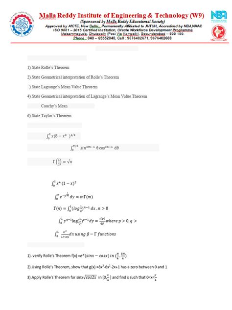 Unit 4 Maths Pdf