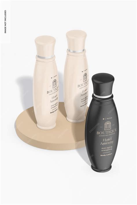 Premium Psd Hotel Amenity Bottles Mockup