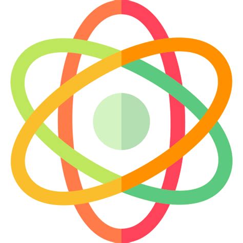 Atom Basic Rounded Flat Icon