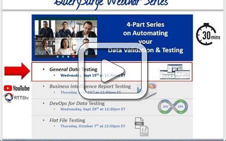 QuerySurge And Data Warehouse Testing QuerySurge