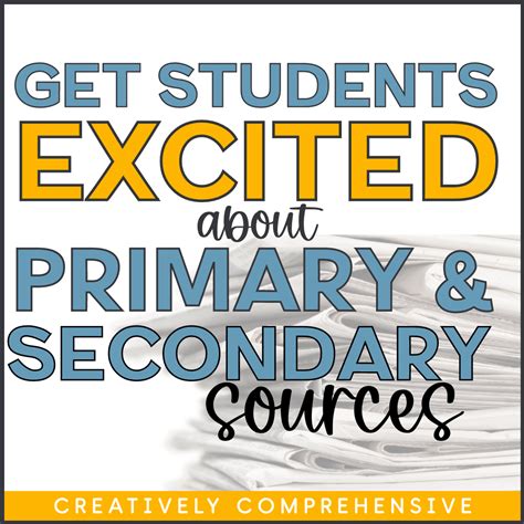 Make Primary And Secondary Sources Interesting