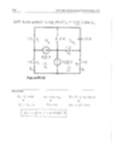 ac steady state analysis problems with solution exercises electronic
