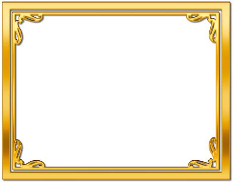 Frame Border Design Gold Frame Frame