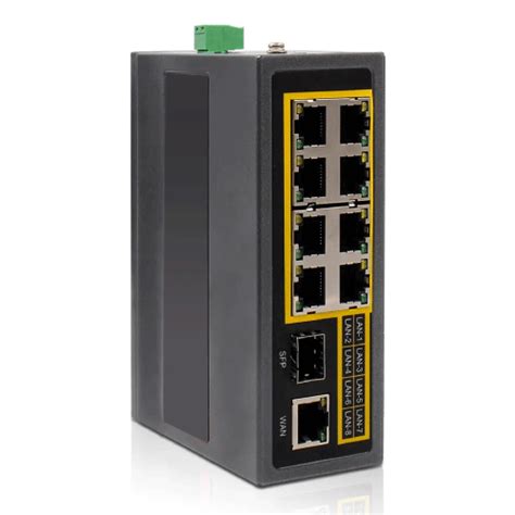 Gaotek 8 Port Gigabit Industrial Ethernet Switch Gao Tek