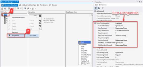 warnings in ssas cubes