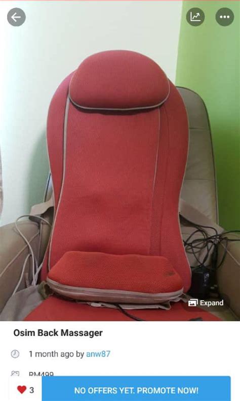 Osim Back Massager Health And Nutrition Massage Devices On Carousell