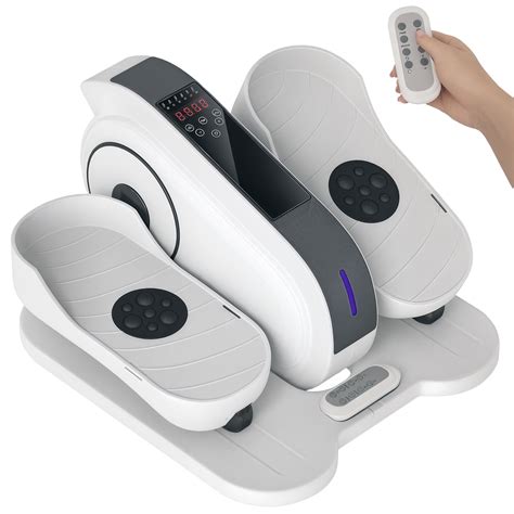 Sportnow Under Desk Elliptical Machine Seated Pedal Exerciser Mini