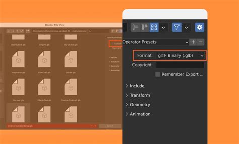 how to export gltf files from blender iconscout blogs