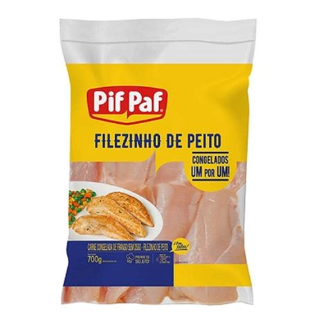 Filé De Peito De Frango Filezinho Congelado Pif Paf 700 G Carrefour