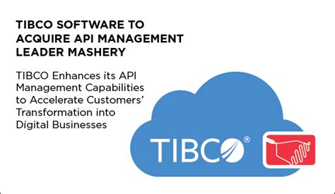 Tibco Software To Acquire Api Management Leader Mashery The Tibco Blog