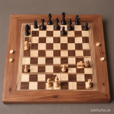 Traditional Chess Board With Minimalistic Design Sdxl Free Online