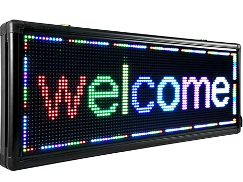 Led Sign Programmable Scrolling Sign Color Sign For Window Advertising Displays Etsy