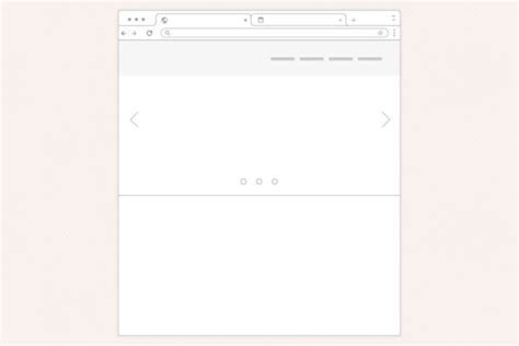 Vector Web Browser Wireframe Ui W Slider Graphic By Sargatal · Creative