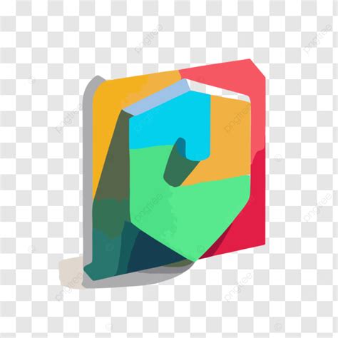 An App With A Colorful Logo Vector A Simplistic Colorful Icon Of Hack On A White Background No