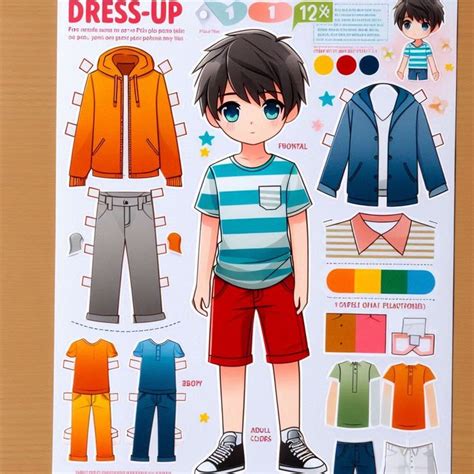 Image Creator Free Printable Clothes Boy Paper Dolls Printable Free