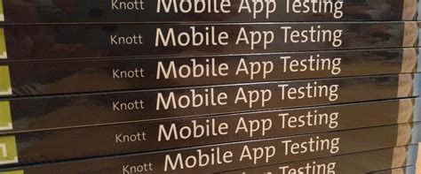 win a mobile app testing book adventures in qa