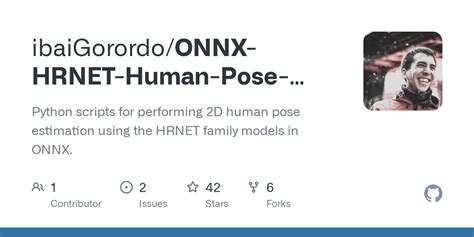 Github Ibaigorordoonnx Hrnet Human Pose Estimation Python Scripts For Performing 2d Human