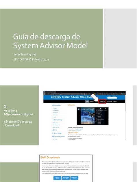 Guía De Descarga De System Advisor Model Pdf