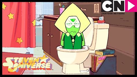 Steven Universe Peridot Tries To Flush Herself Down The Toilet