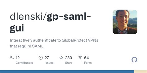 Github Dlenski Gp Saml Gui Interactively Authenticate To