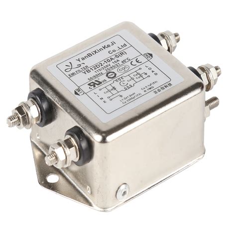 10a 2 5kw Ac Power Noise Filter Yb12d2 Single Phase Emi Filter For Home Appliances