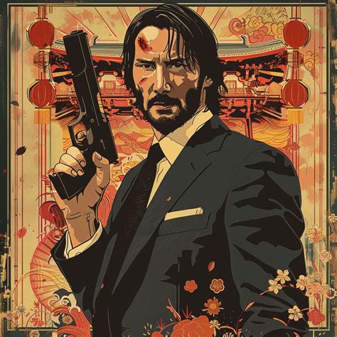 Crystal Groves On Linkedin Two John Wick Ai Pieces In Ukiyo E Style
