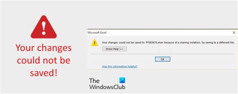 Cannot Save Excel File To A Network Drive Due To Sharing Violation
