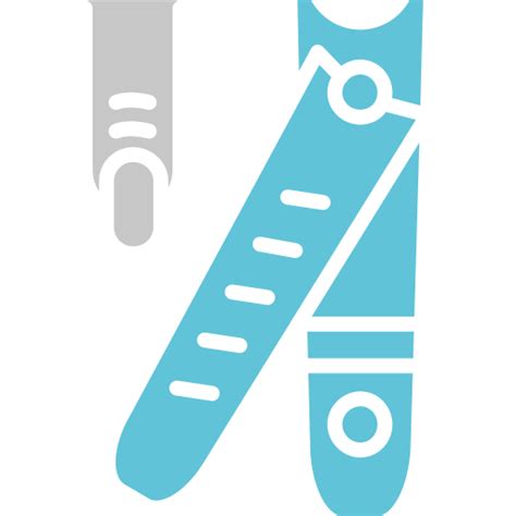 Nail Clipper Generic Blue Icon