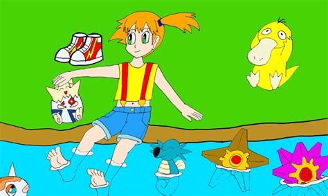 Misty And Her Kanto Team By Animedino1 On Deviantart