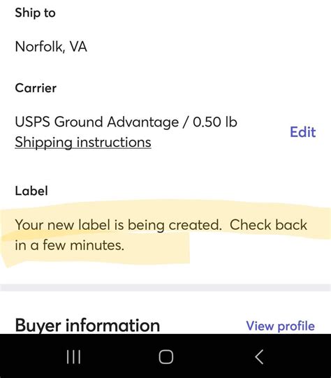Shipping Label Not Being Generated Rmercari