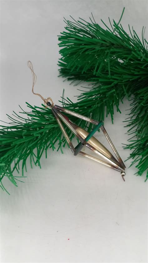 Винтажная советская подвесная ёлочная игрушка их стекляруса СССР купить по низким ценам в