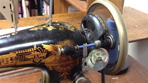 How To Thread A Bobbin On An Antique Singer Sewing Machine At Krista