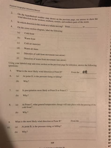 solved exercise 18 midlatitude cyclones name section