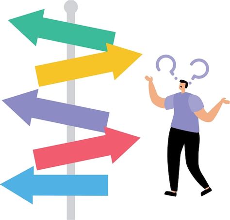 Premium Vector Decision Making Business Problem Idea Decision Making And Solution Job And