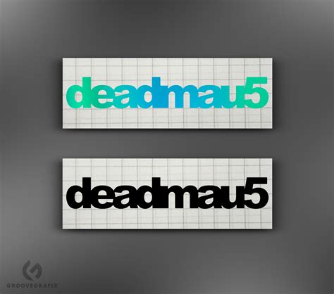 Deadmau5 Text Only Edm Dj Logo Vinyl Car Laptop Custom Decal Sticker