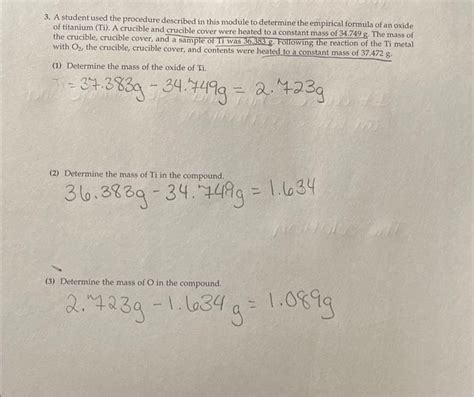 Solved 6 Determine The Simplest Whole Number Ratio Of The Chegg Com