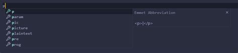 Html Vscode Autosuggest Way To Tell What Tags Abbreviation Means