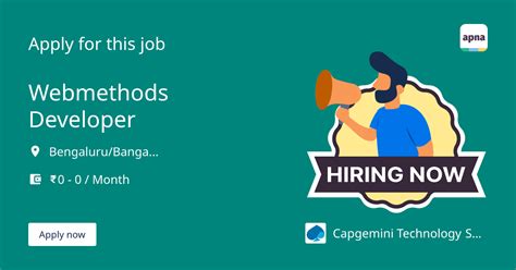 Webmethods Developer In Capgemini Technology Services India Limited