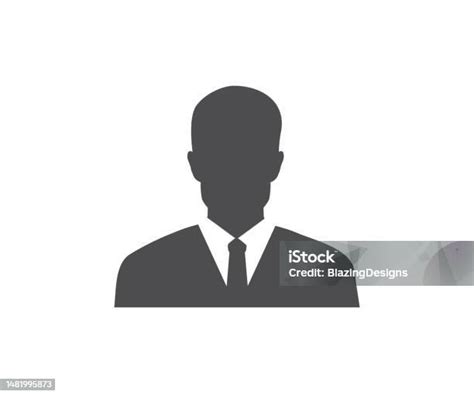 얼굴 없는 사업가 사용자 프로필 아이콘입니다 비즈니스 리더 프로필 사진 인물 사용자 구성원 플랫 스타일의 사람 아이콘입니다 아바타 사진 실루엣 벡터 디자인과 그림이 있는