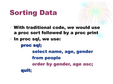 Ppt Proc Sql Powerpoint Presentation Free Download Id7013368