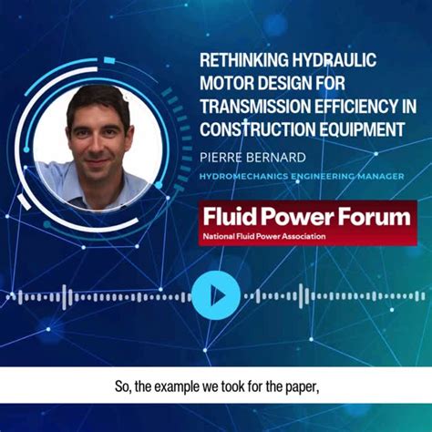 Pierre Bernard On Linkedin Thank You Eric Lanke For Inviting Me To The Fluid Power Forum Its