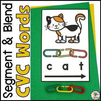 Blending And Segmenting CVC Words Activity By ABC S Of Literacy TPT