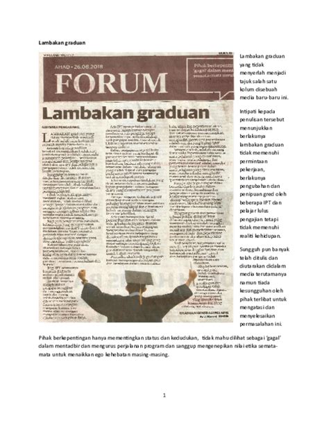 Doc Lambakan Graduan 2018