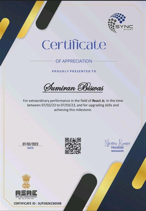 Sumiran Biswas On Linkedin Reactjs Share Internship Connections