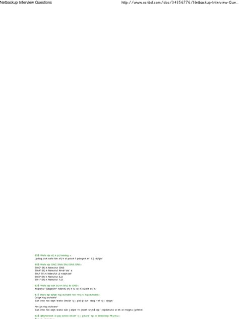 Netbackup Interview Questions Pdf Backup Server Computing
