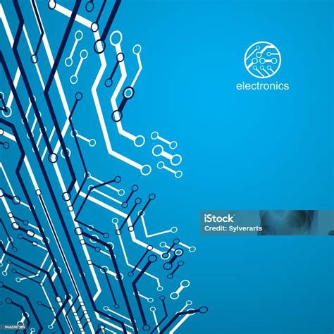 미래형 자동 제어 체계 벡터 마더보드 일러스트 레이 션입니다 디지털 요소 회로 보드입니다 기술 혁신 추상적인 배경 0명에 대한 스톡 벡터 아트 및 기타 이미지 Istock