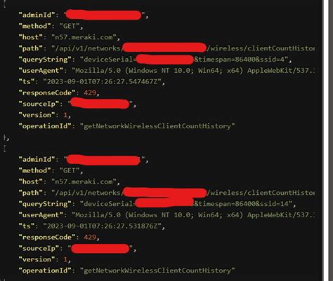 Error 429 Client Error Too Many Requests The Meraki Community