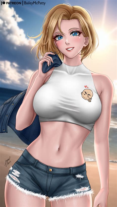Android 18 Krillin Love By Baileymcpatty On Deviantart